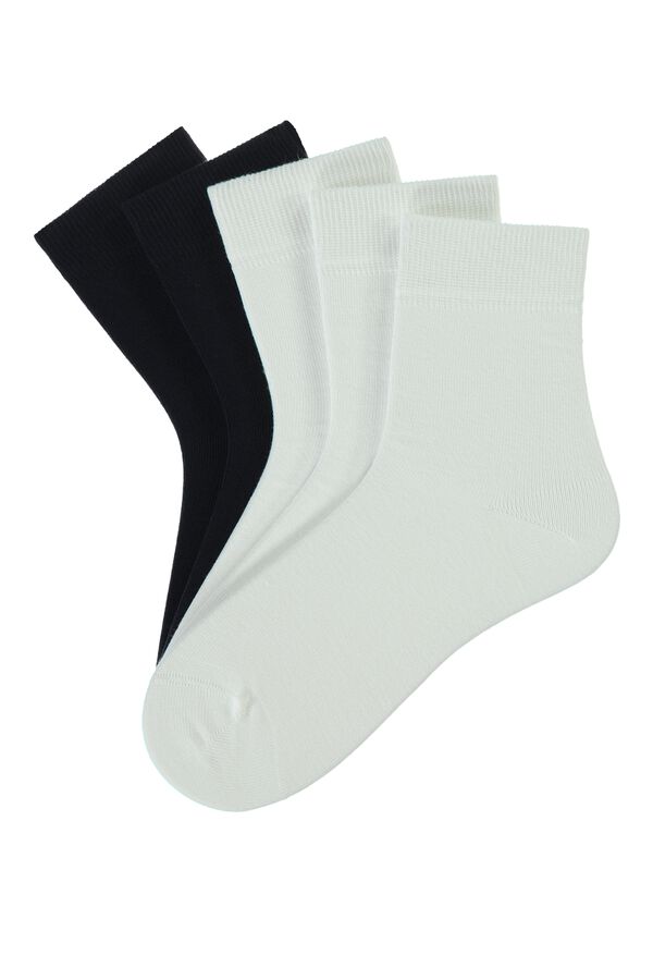 5 X Lightweight Short Cotton Socks - Socks and Tights - Kids | Tezenis