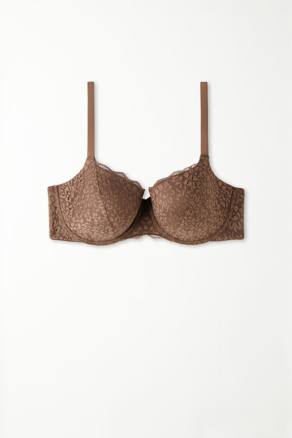 Prague Full Cover Recycled Lace Balconette Bra - Balconette - Women ...