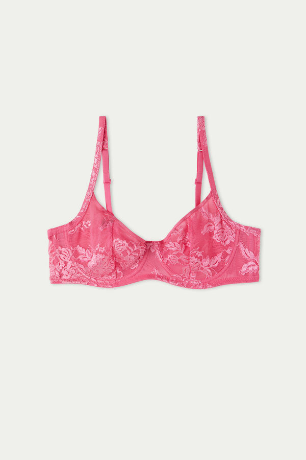 Shiny Roses Paris Balconette Bra - Balconette - Women | Tezenis