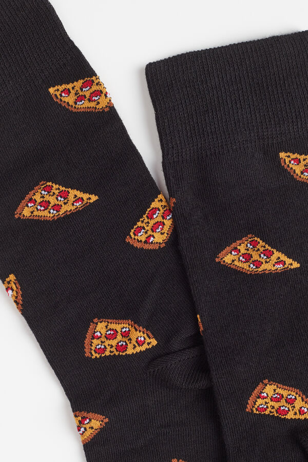 Short Patterned Cotton Socks - Short Socks - Men | Tezenis