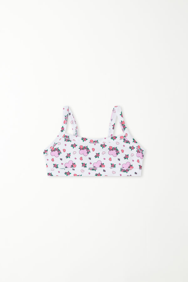 Girls’ Basic Printed Cotton Bralette - Bralette and Brassiere - Kids ...