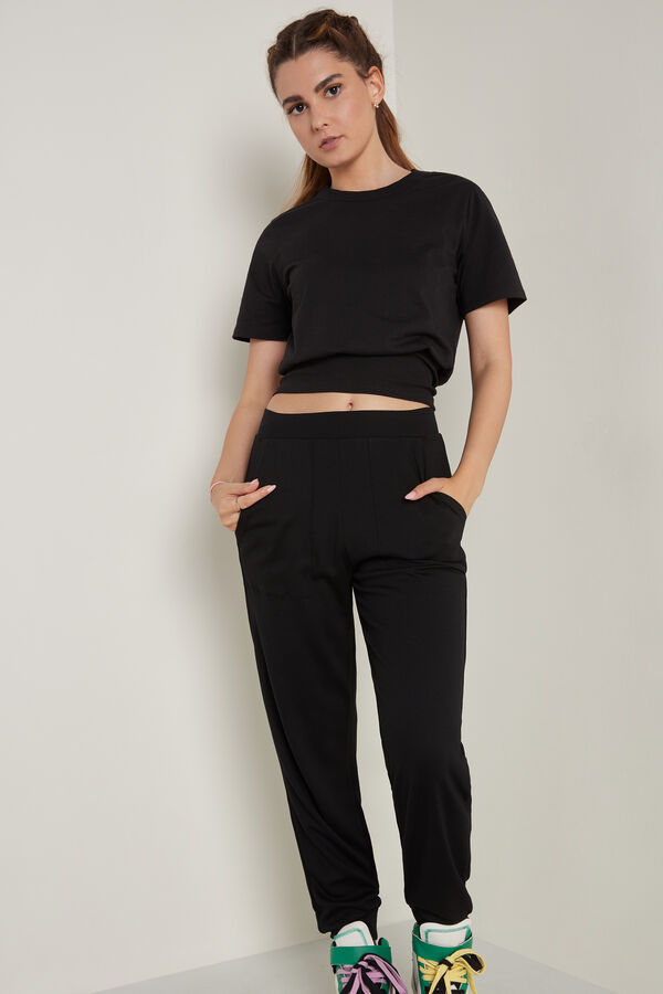 Milano Stitch Joggers with Pockets - Trousers - Women | Tezenis