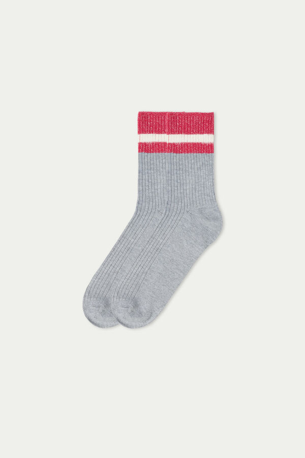 Short Socks with Patterned Wool - Socks - Women | Tezenis