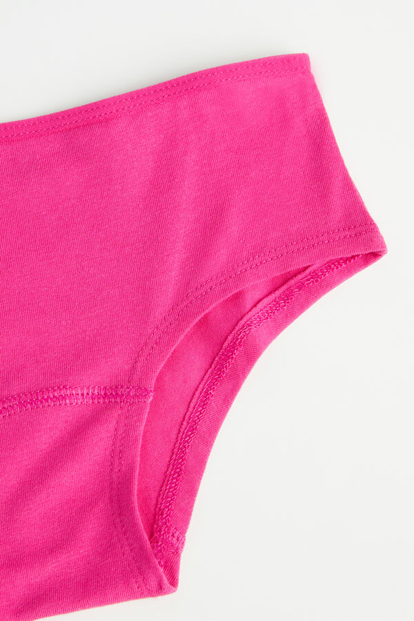 Girls’ Basic Cotton French Knickers - Knickers - Kids | Tezenis