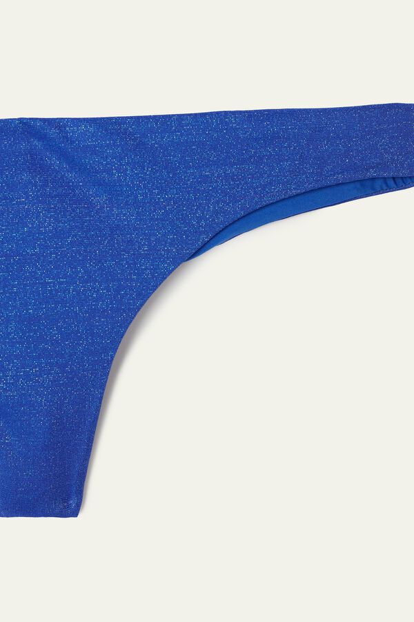 Glowing Summer Blue Brazilian Bikini Bottoms - Women | Tezenis