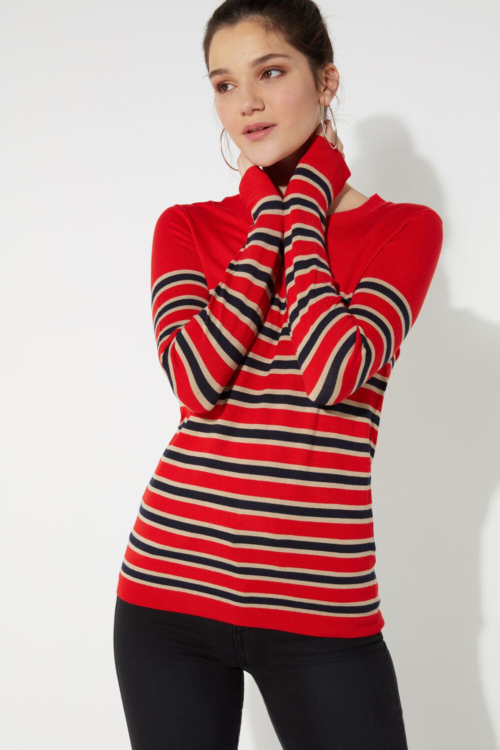 Maglia Manica Lunga a Righe - Tezenis