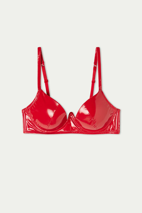 Soutien-gorge Super Push-Up Malibù Glossy Vinyl | Tezenis