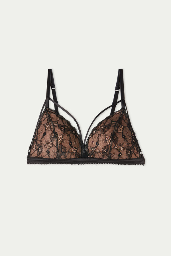 Positano Hypnotic Lace Padded Triangle Bra - Triangle - Women | Tezenis