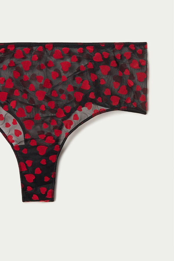 Sweetheart High-Cut French Knickers - | Tezenis