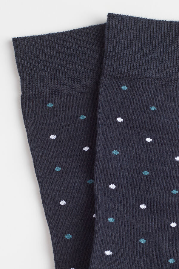 Short Patterned Cotton Socks - Short socks - Men | Tezenis