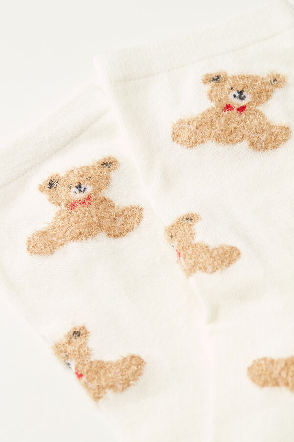 Short Patterned Cotton Socks - Socks - Women | Tezenis