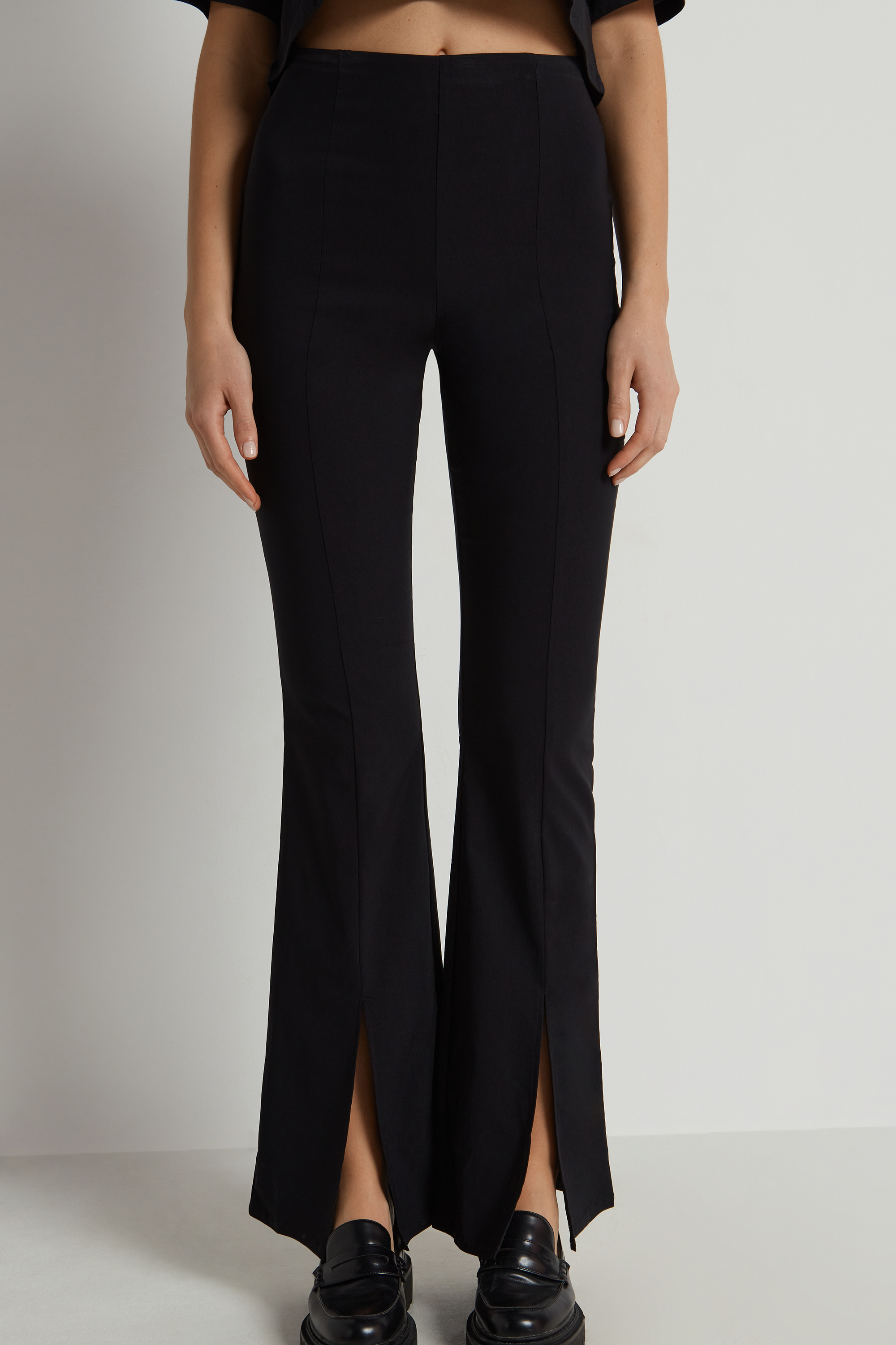 Slit Cloth Jazz Pants - | Tezenis