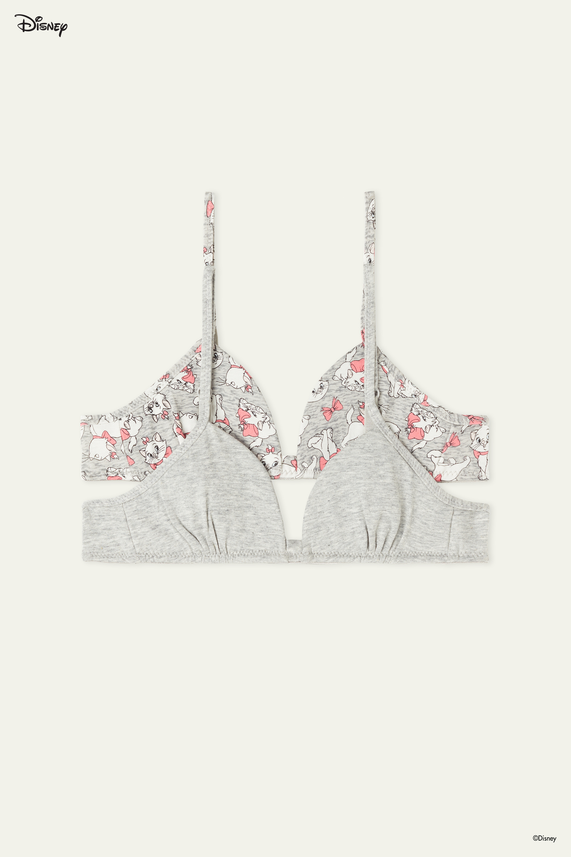 2 X Aristocats Print Triangle Bra Multipack Tezenis