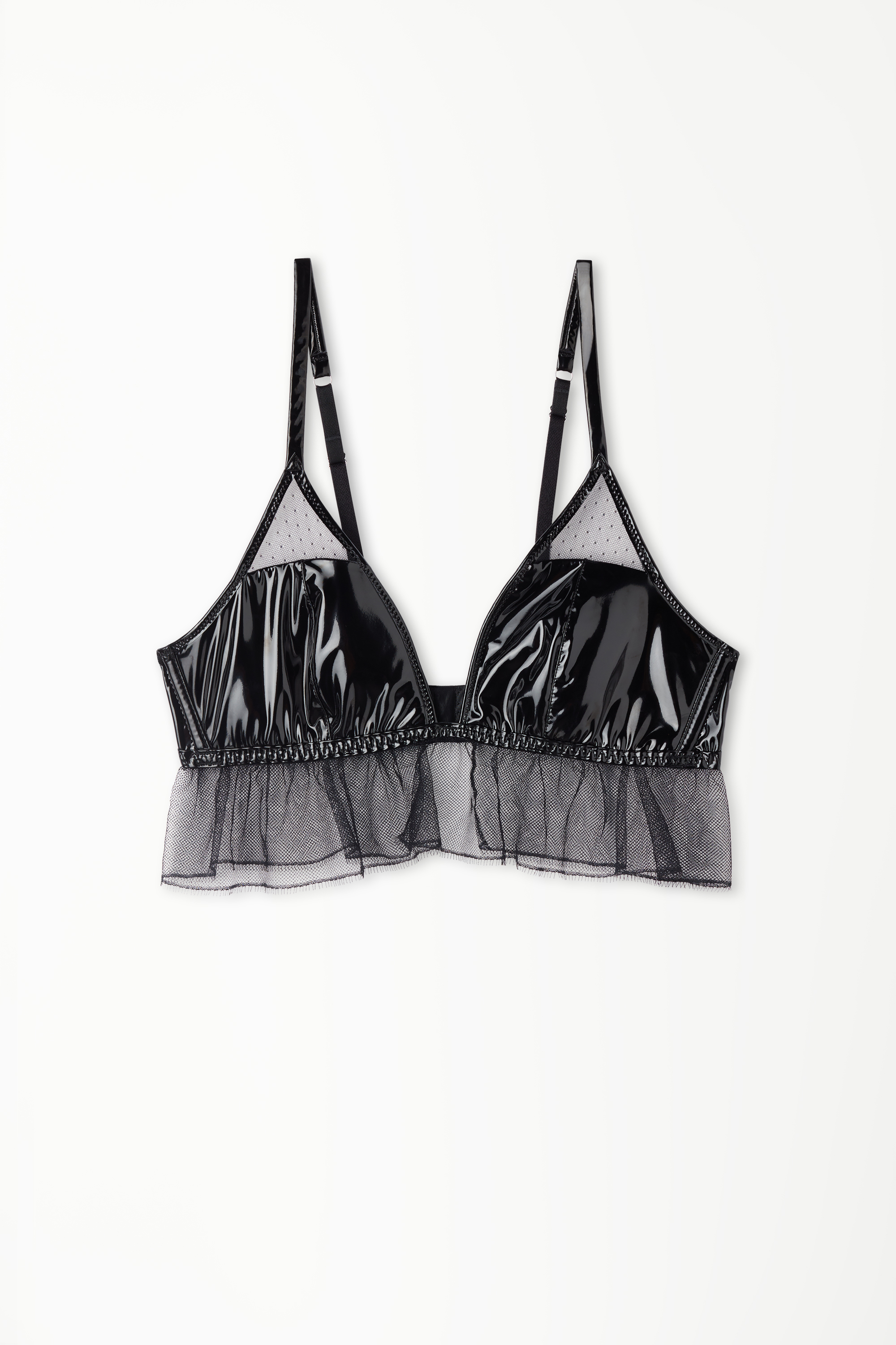 Amorous Vynil Padded Triangle Bra - Triangle - Women | Tezenis