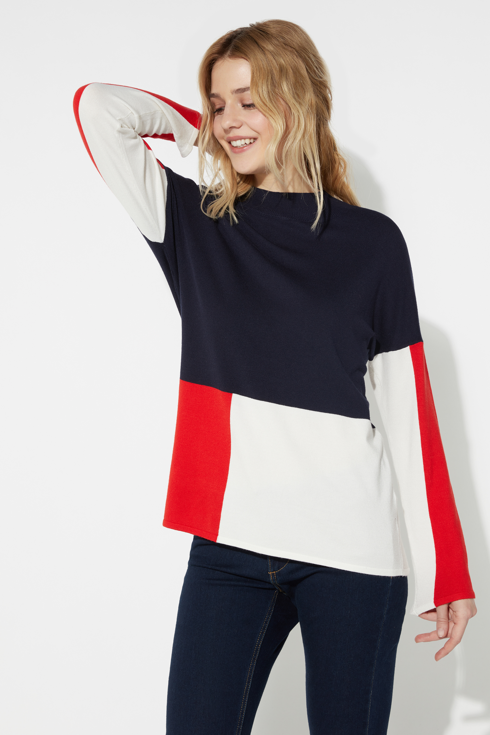 Maglia Manica Lunga Color-Block - Maglie maniche lunghe - Donna | Tezenis