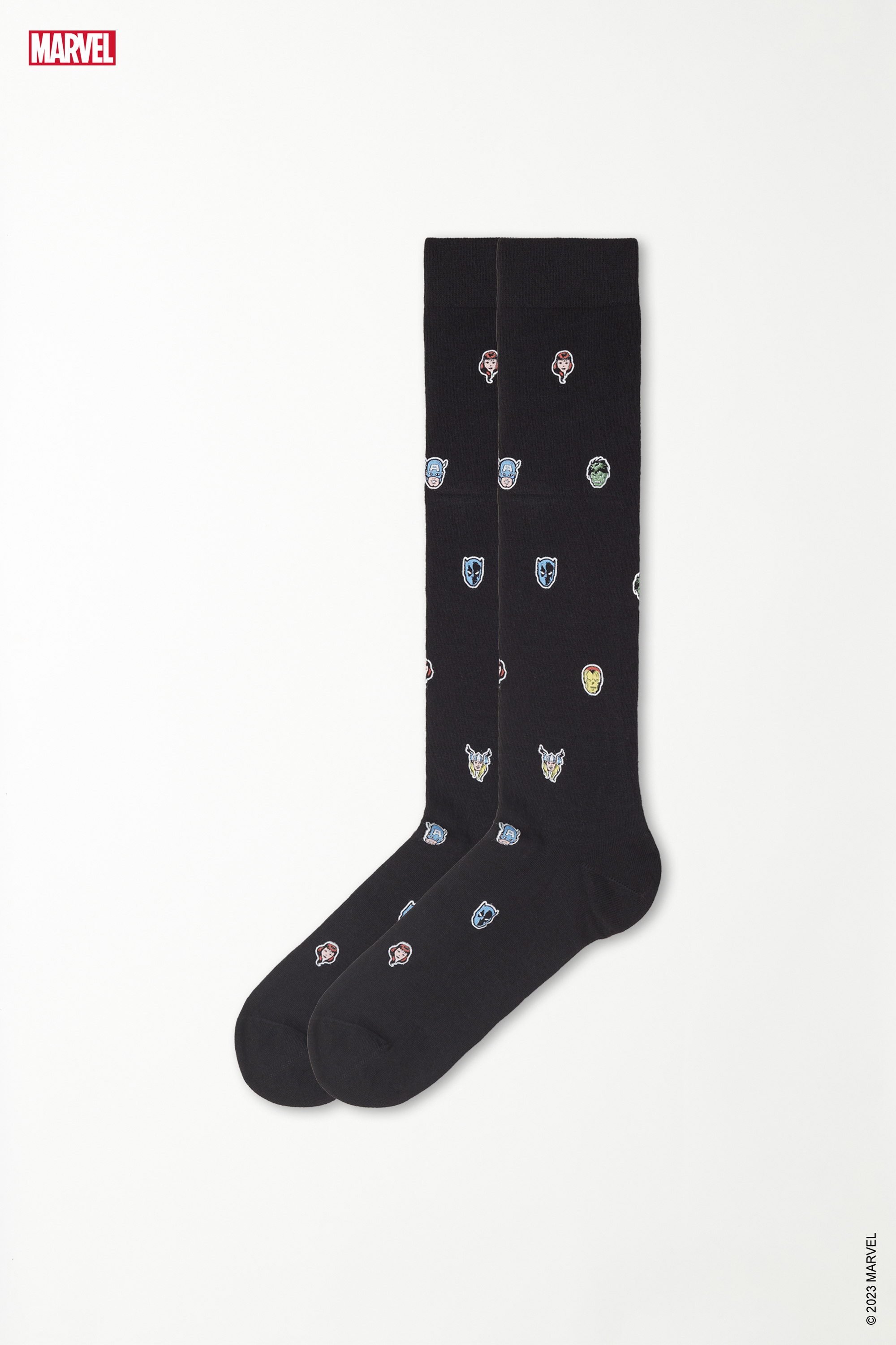 Men’s Marvel Print Long Socks - Long Socks - Men | Tezenis