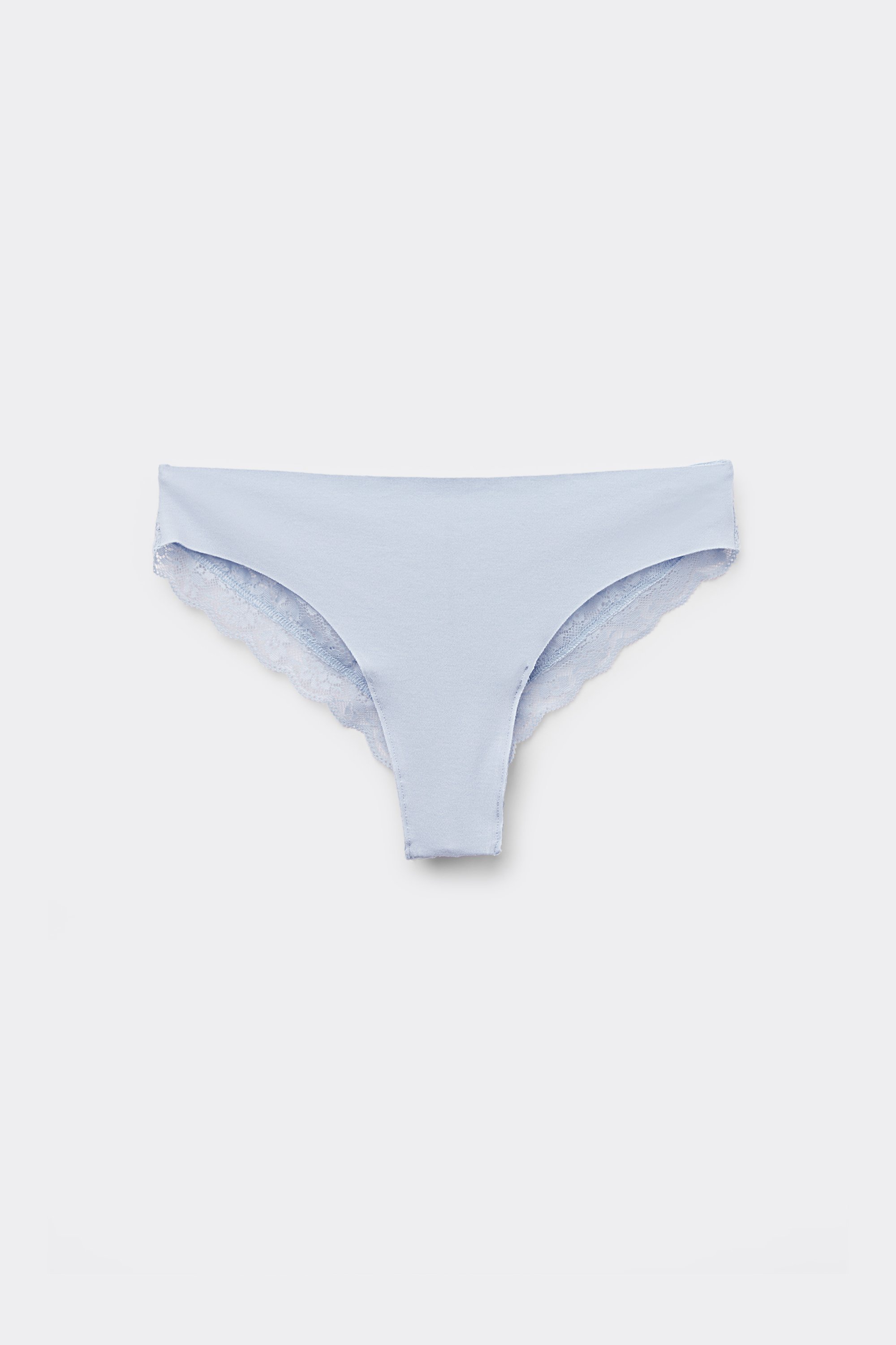 Seamless Recycled Lace Brazilian Panties in Classic Colors | Tezenis