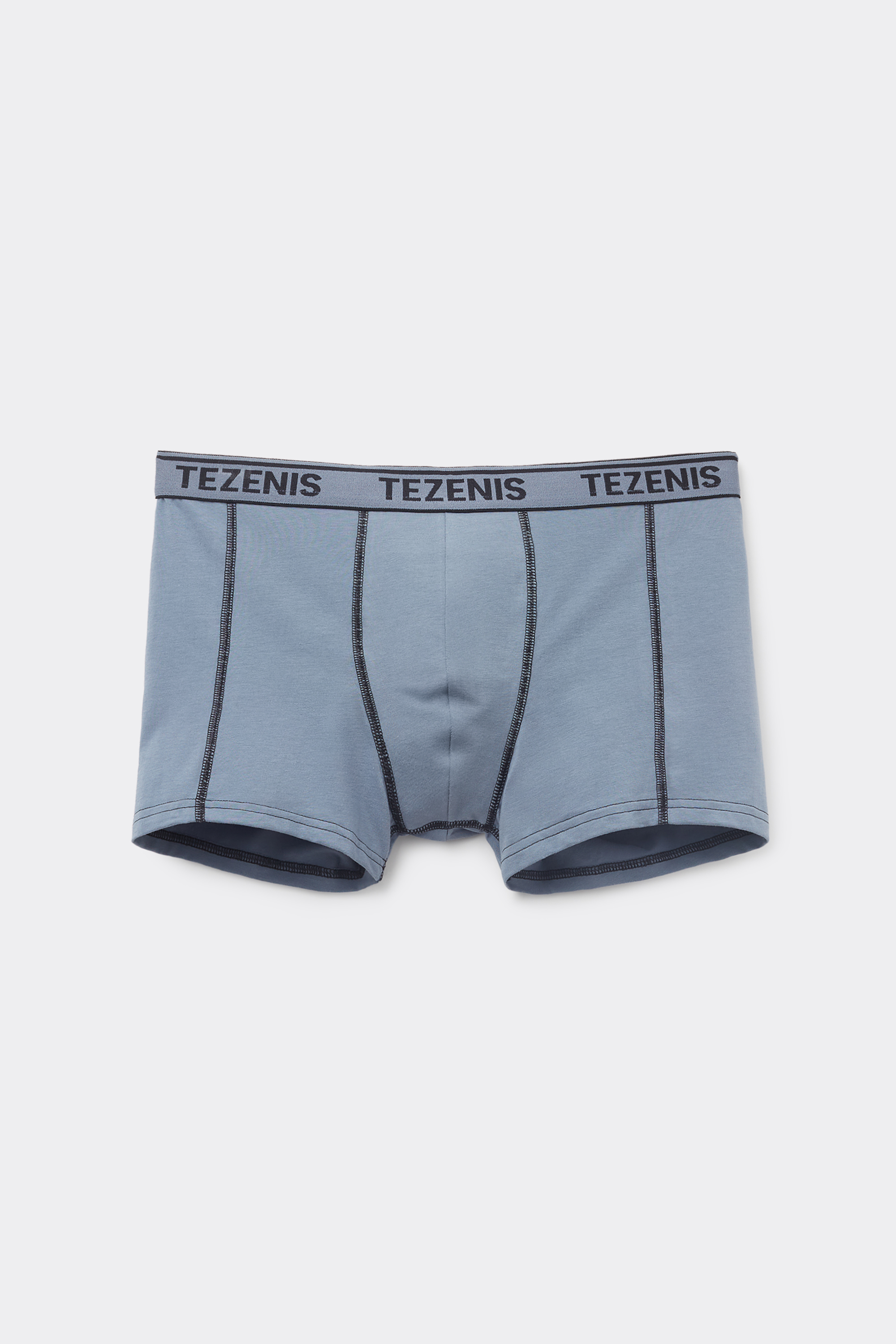 Cotton Logo Boxers with Contrasting Trim - Boxers - Men | Tezenis