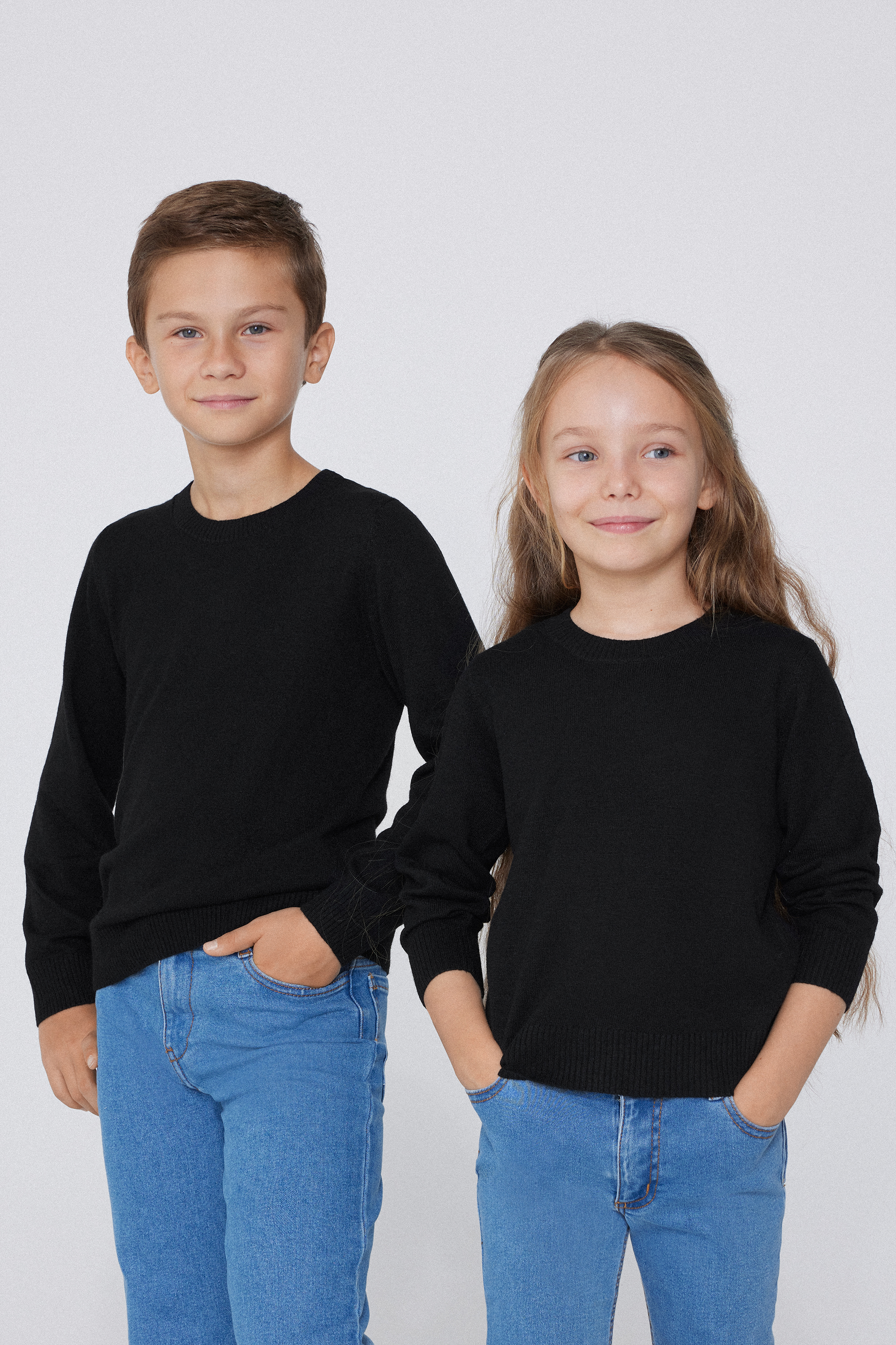 Camiseta Cuello Redondo con Lana Unisex Niños - Jerseys y Cardigans ...