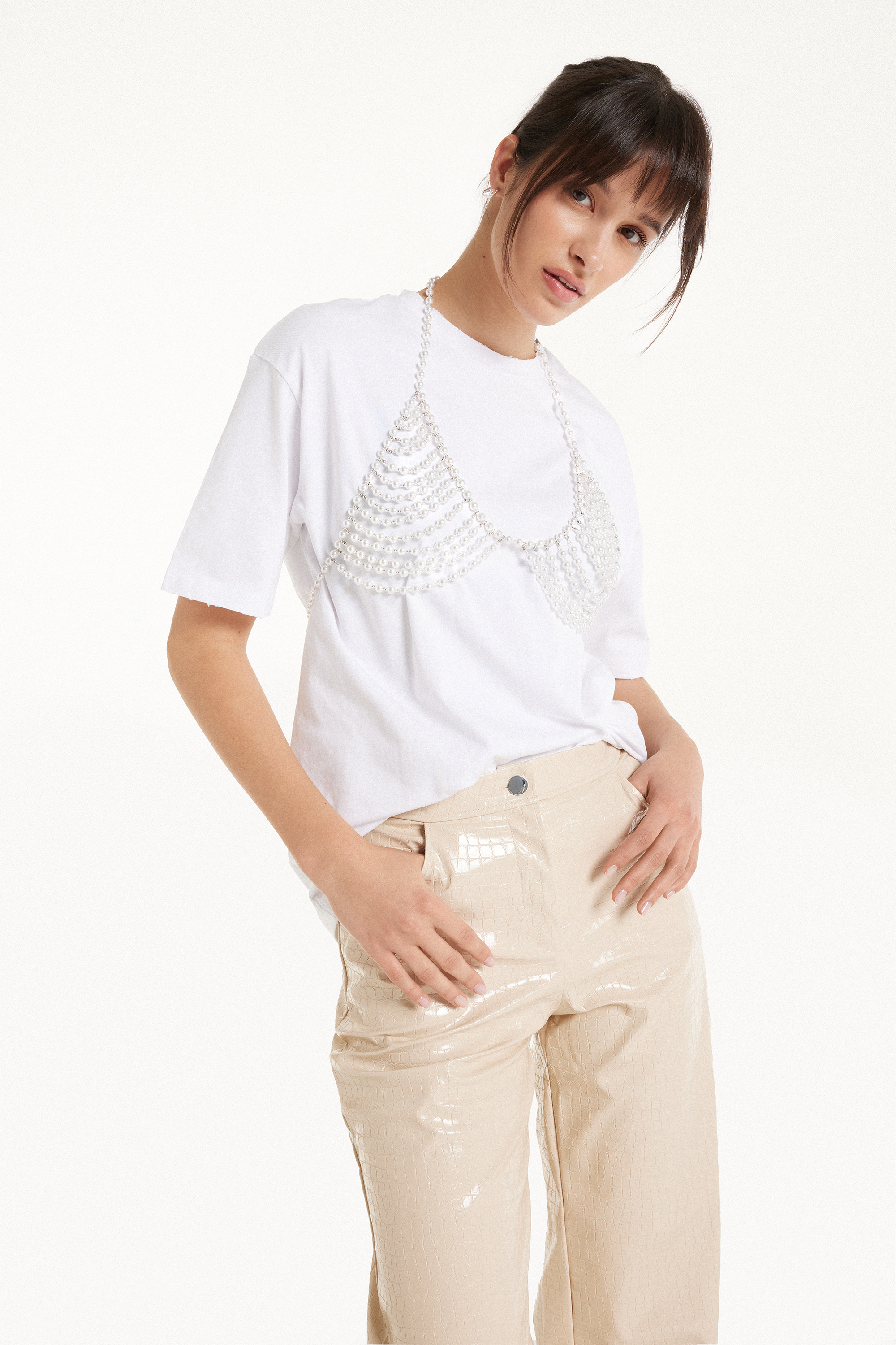 Pearl Triangle Accessory - Accessories - Women | Tezenis