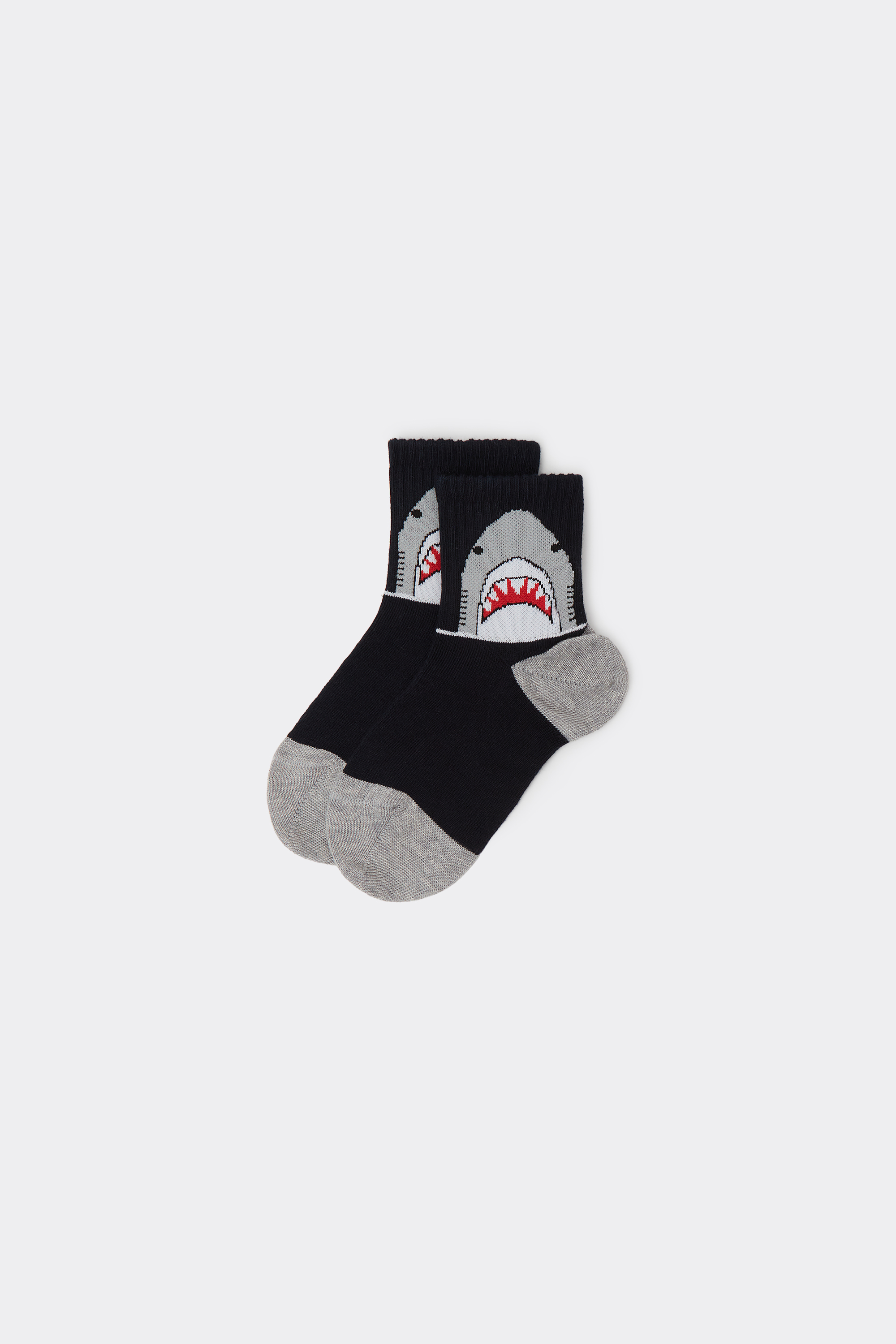 Boys’ Short Patterned Cotton Socks - Socks | Tezenis