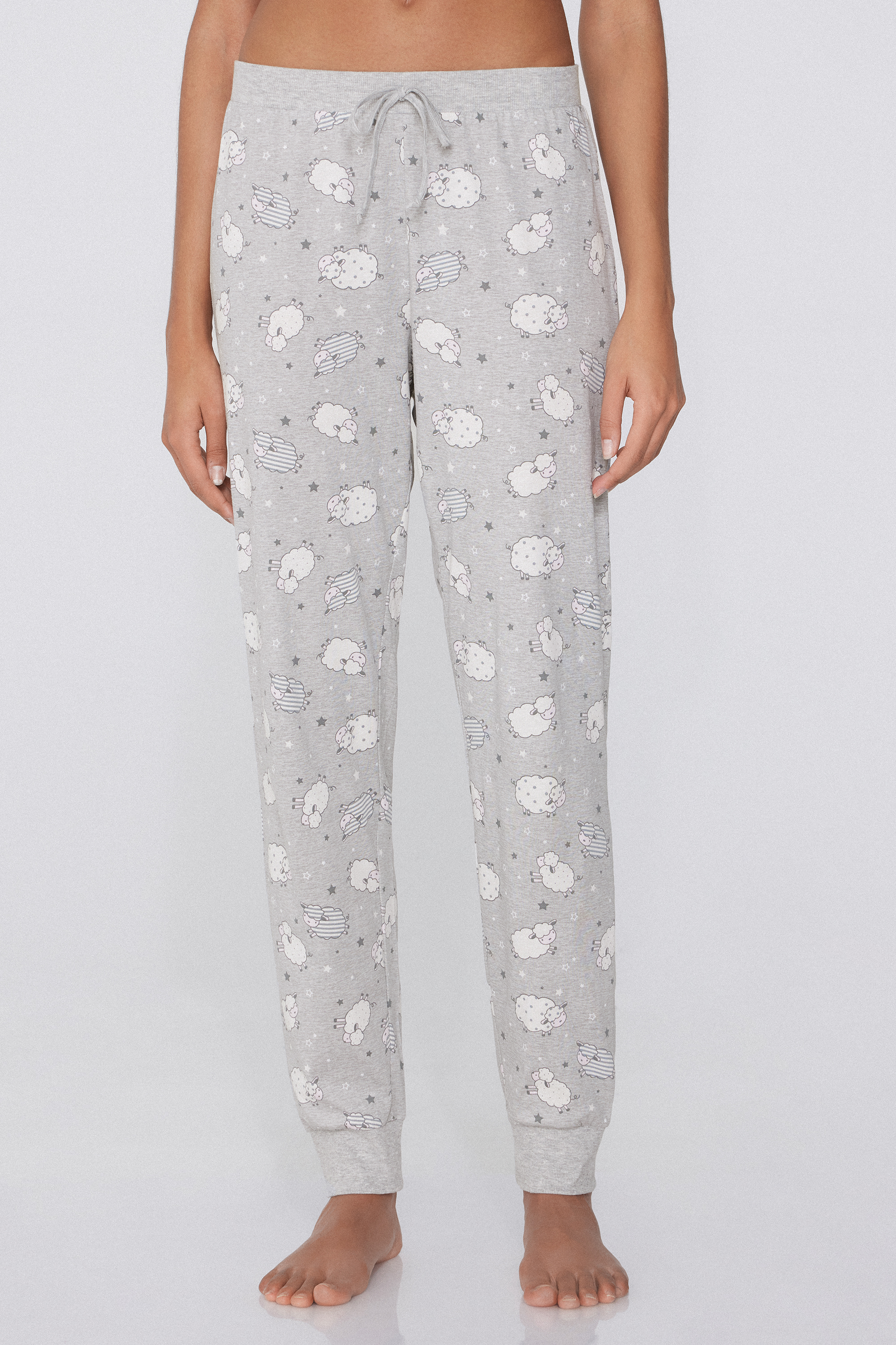 Lange Hose aus Baumwolle mit Print und Tunnelzug - Pyjamas zum ...