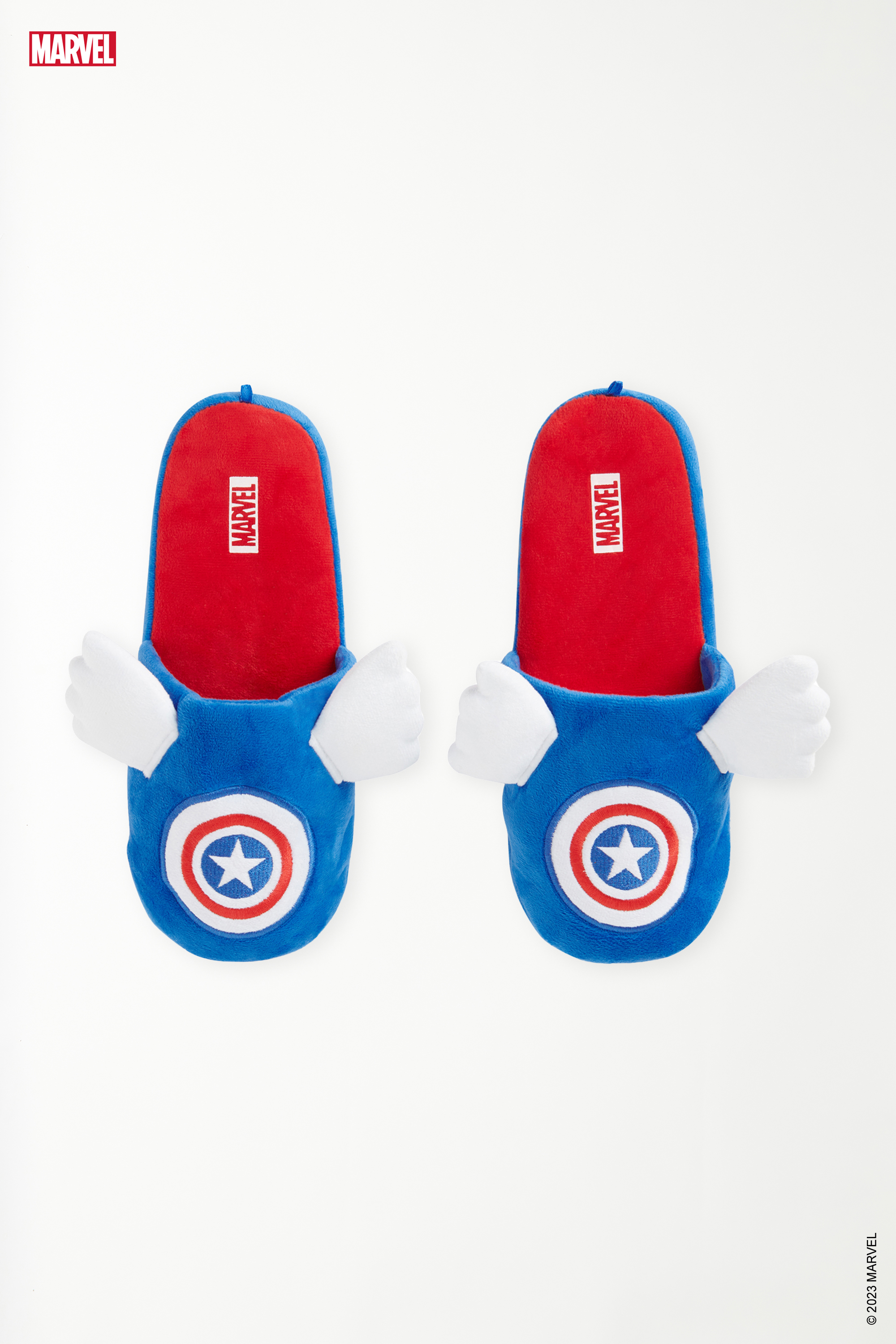Men’s Marvel-Print Slippers - Short Socks - Men | Tezenis