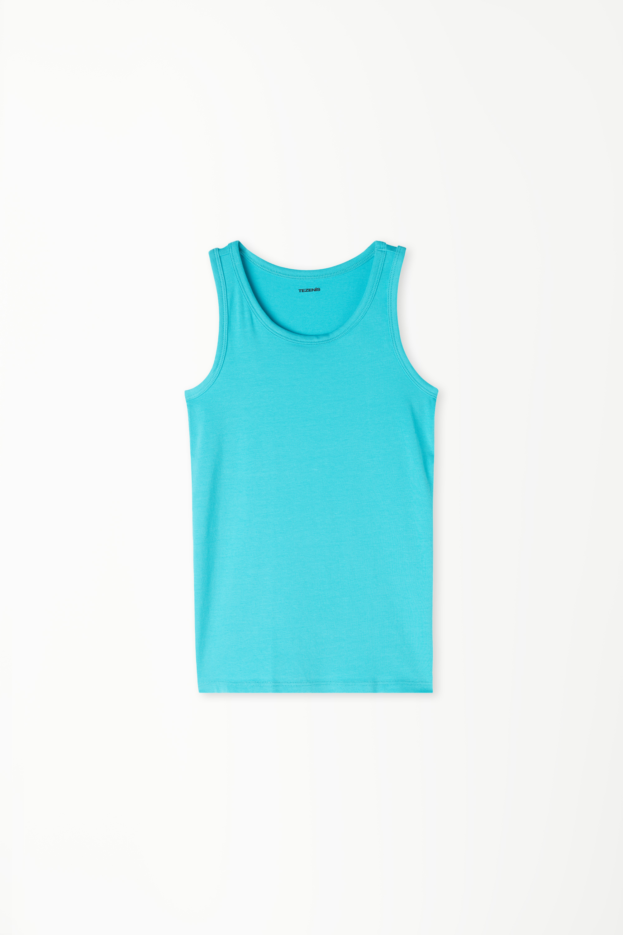 Kids’ Unisex Basic Cotton Crewneck Tank Top - | Tezenis