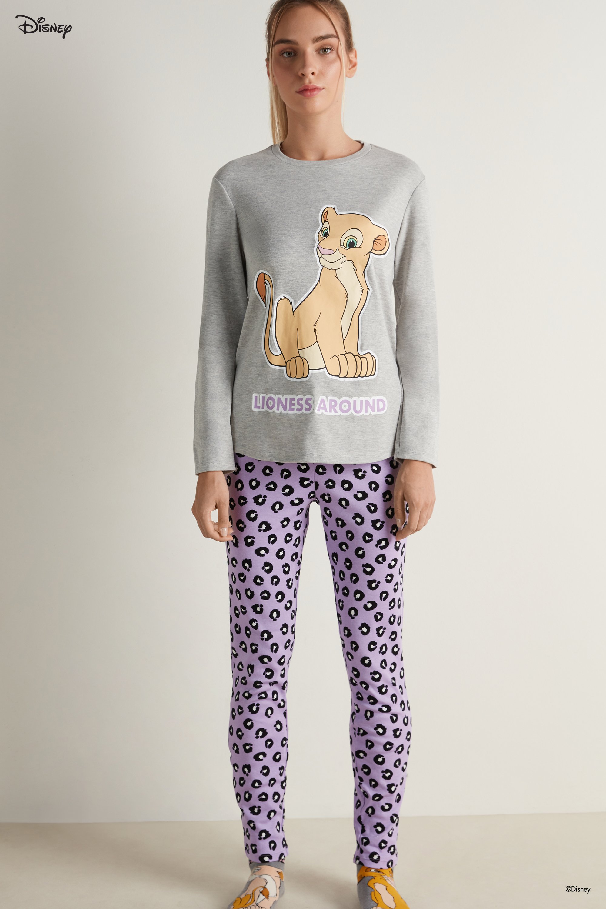 Full-Length Disney Lion King Cotton Pajamas - Long Pajamas - Women ...