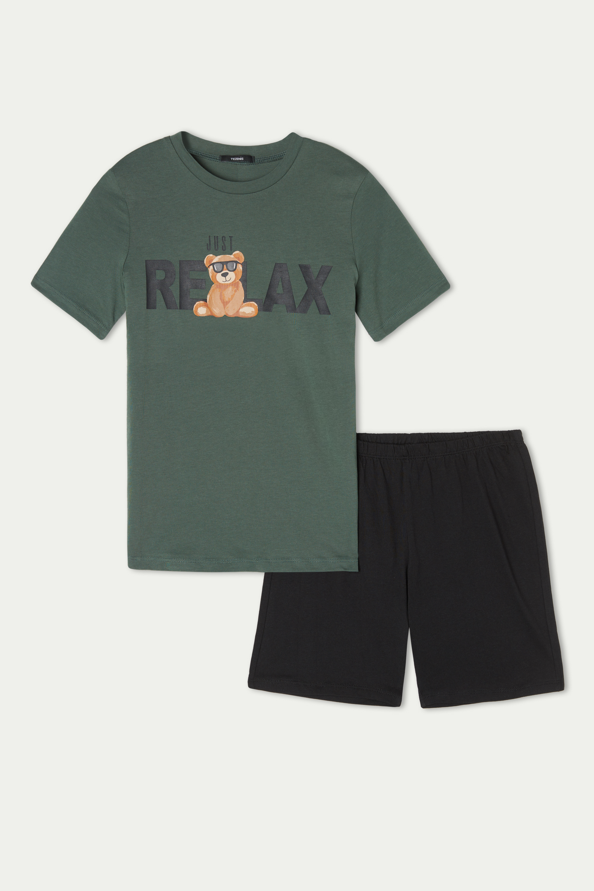Boys’ Teddy Short Pajamas - | Tezenis