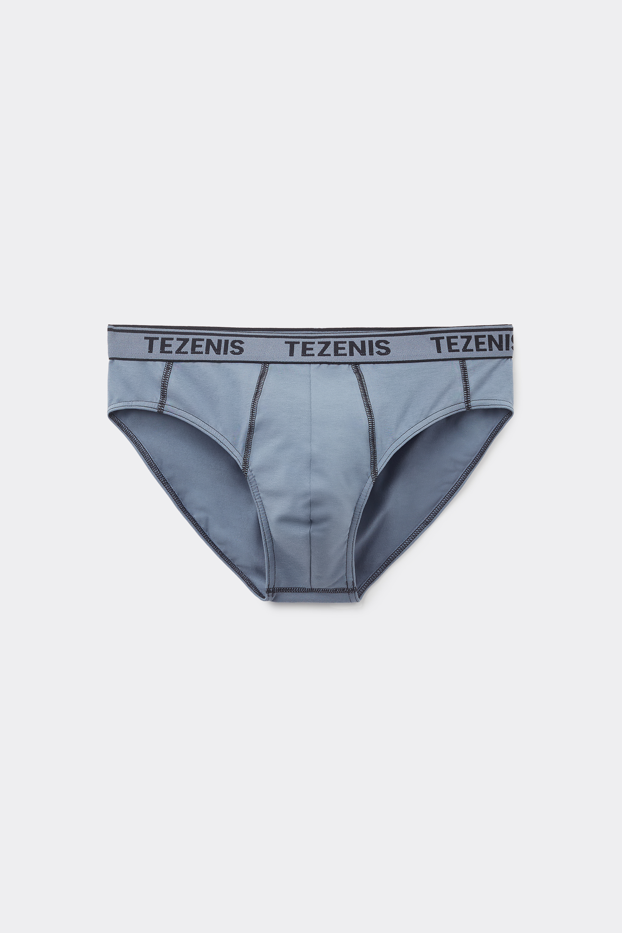 Cotton Logo Briefs with Contrasting Trim - Briefs - Men | Tezenis