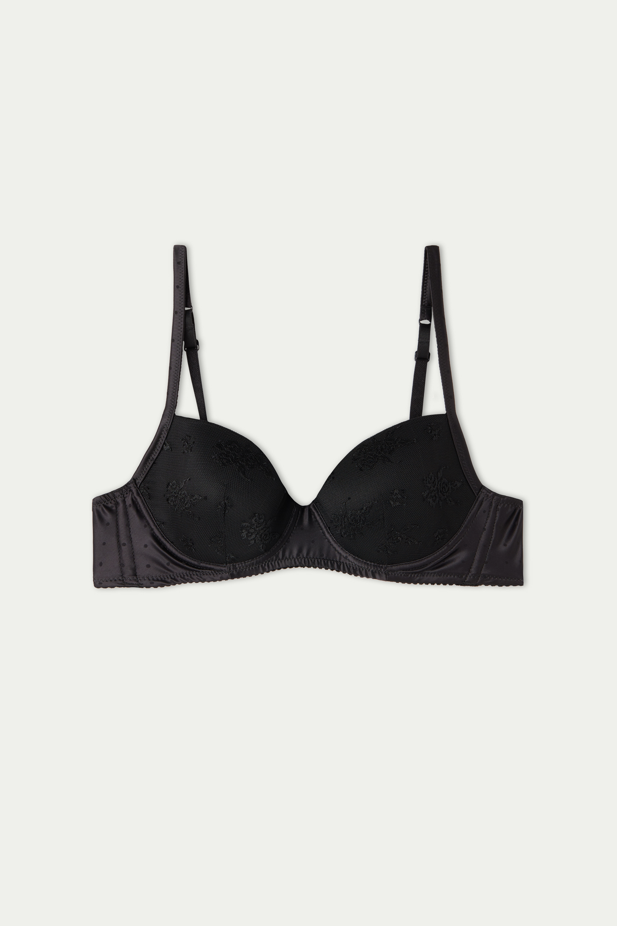 Wien Paradise Lace Slightly Padded Balconette Bra - | Tezenis