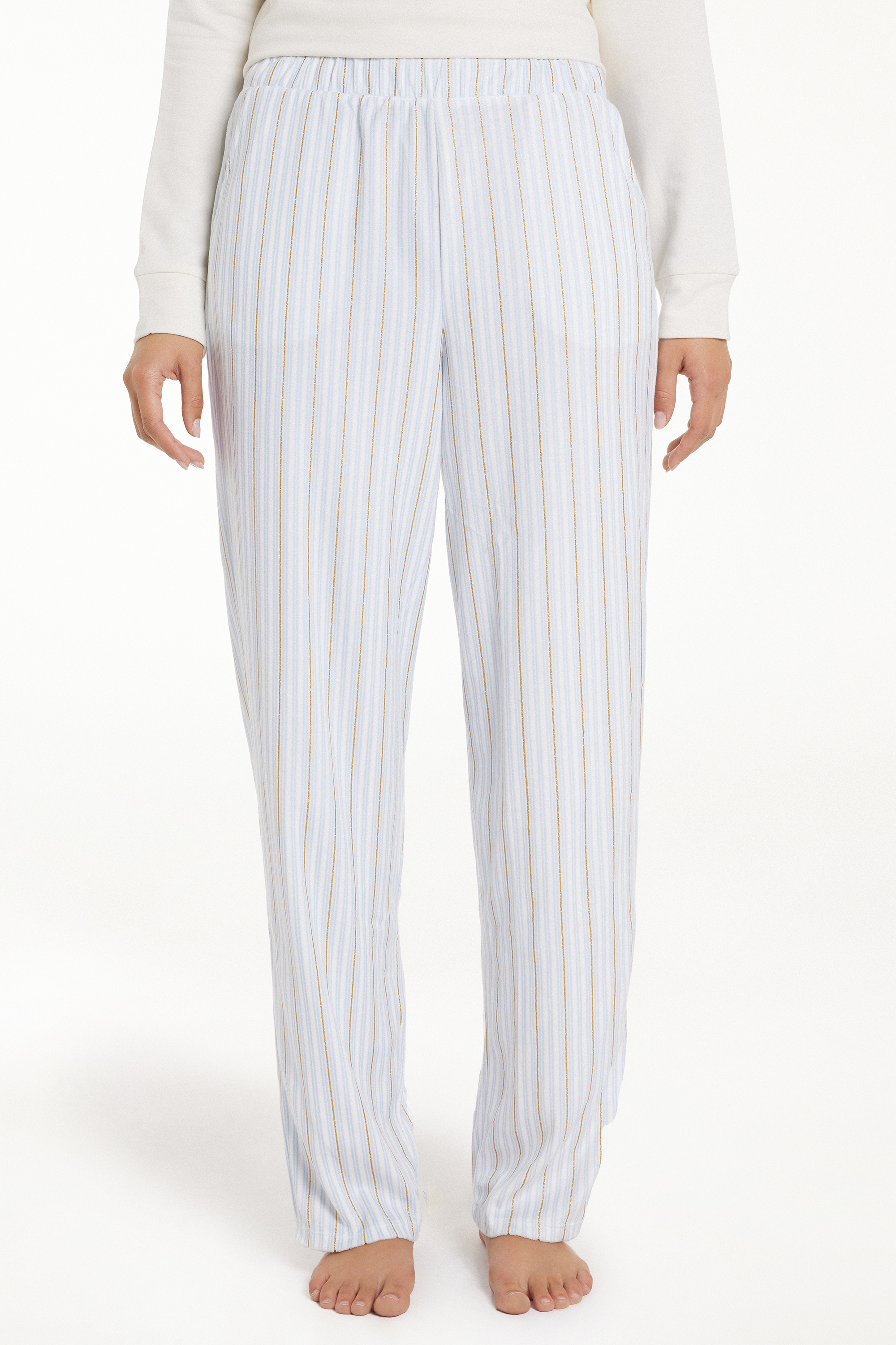 Long Microfleece Pyjama Bottoms with Pockets - Pyjama Sets - Women ...