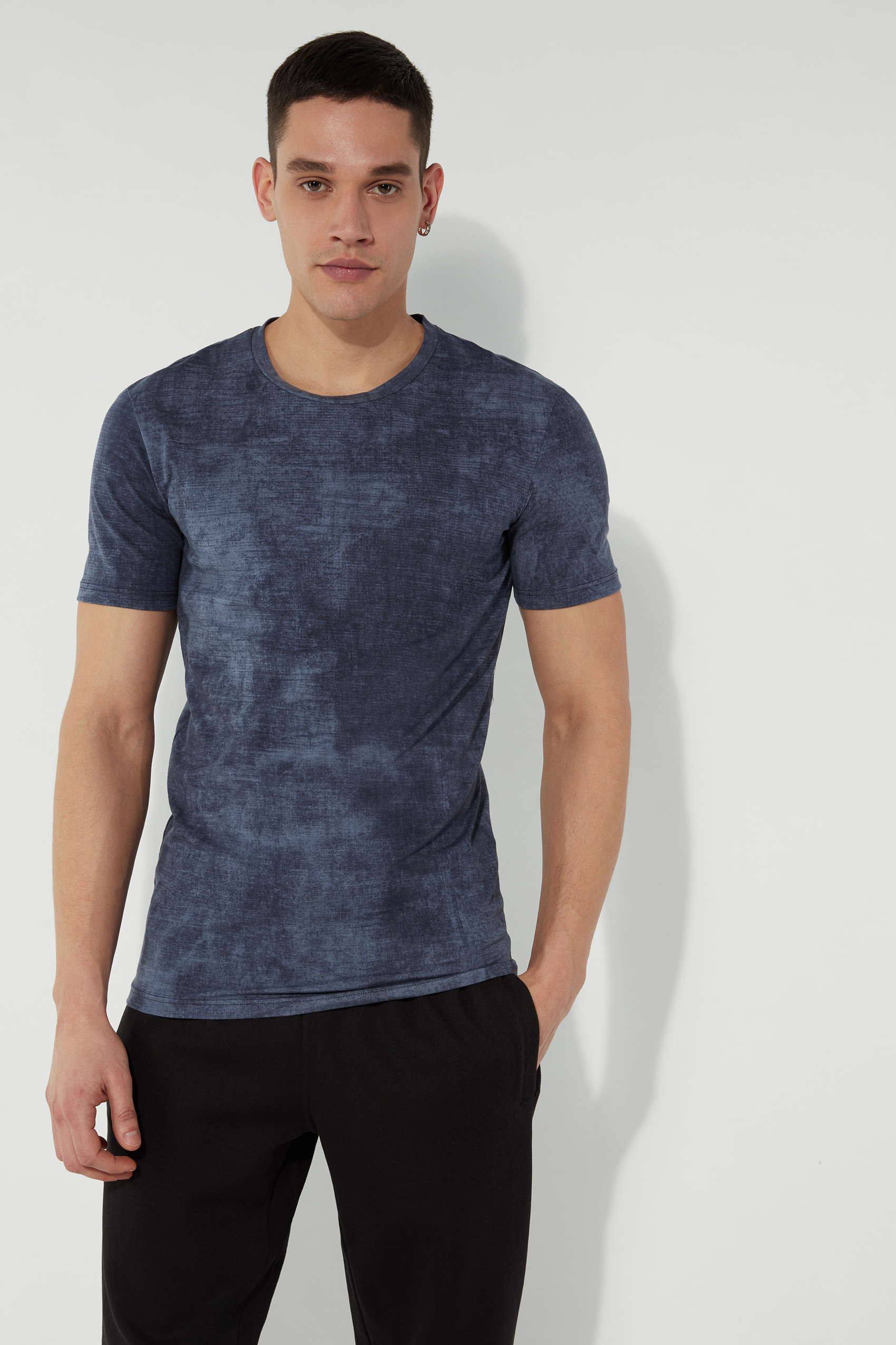 Stretch Cotton Gradient T-Shirt - | Tezenis