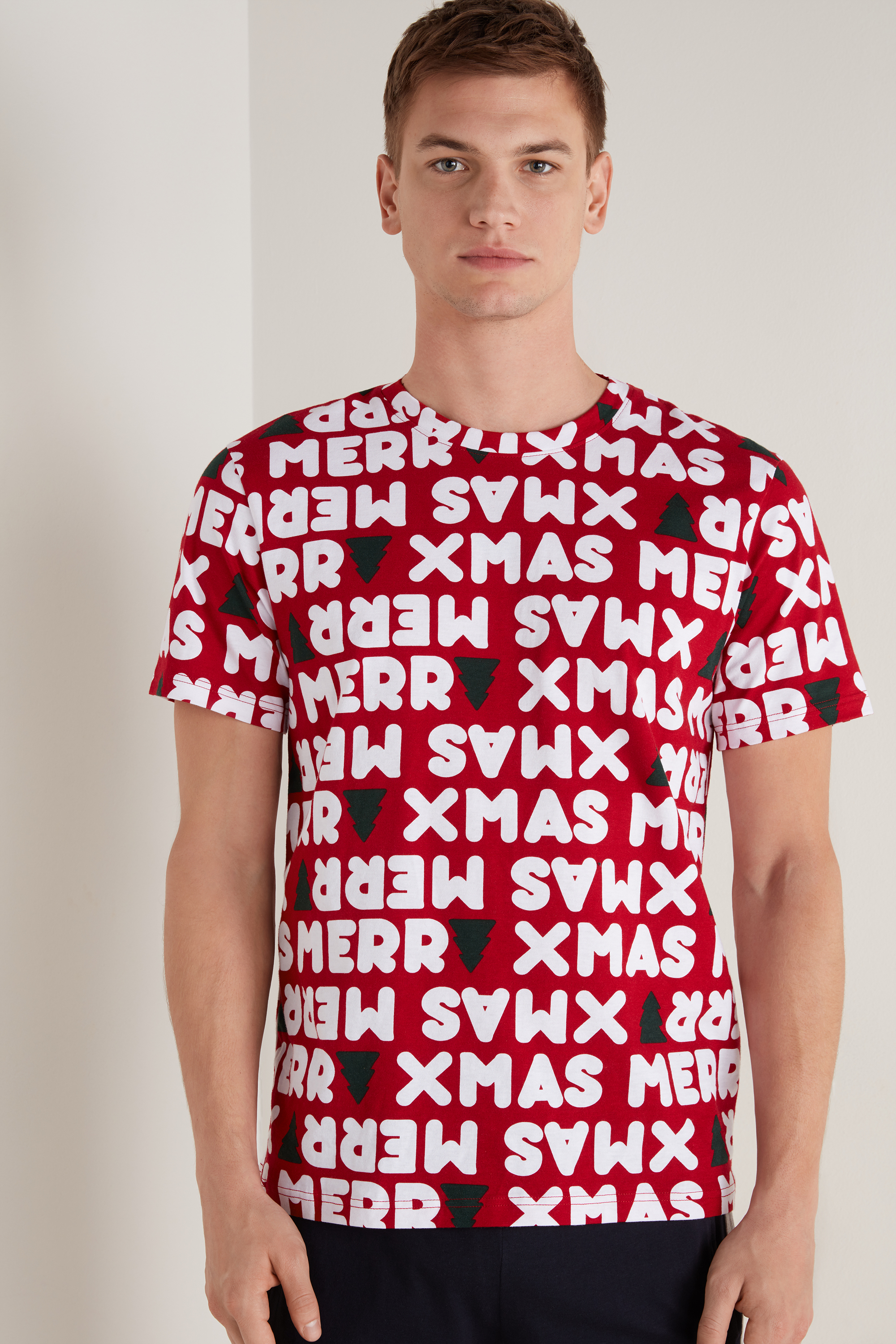 Printed Cotton T-Shirt - | Tezenis